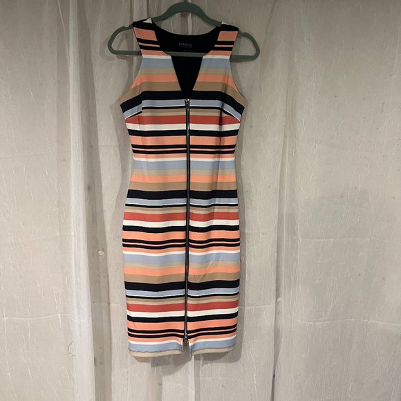 Enfocus Studio | Dresses | Enfocus Studio Multi Colored Form Fitting ...